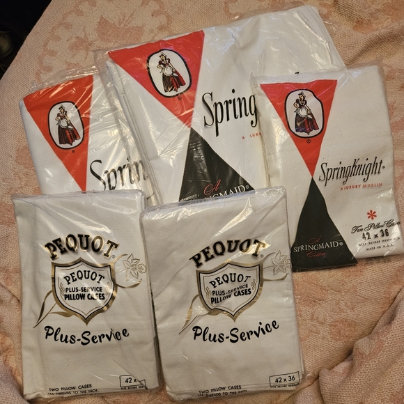 Springmaid Pequot | Bedding | Vintage Springmaid Pequot Lot 2 Flat Full ...